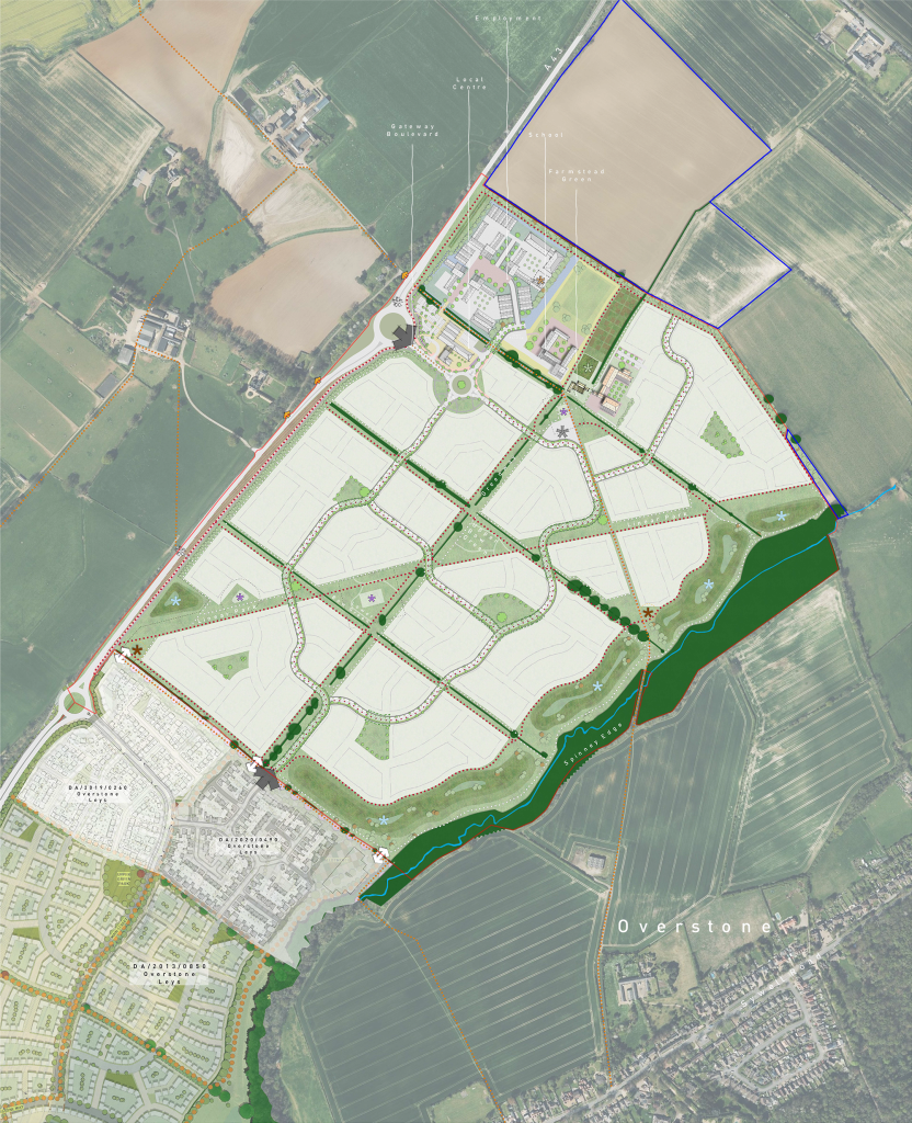 Planning secured for 1,600 new homes at Overstone Green, Northampton ...